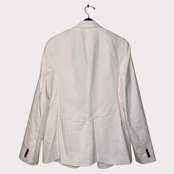 J. Crew | Jackets & Coats | Nwt Jcrew Pink White Striped Tall ...